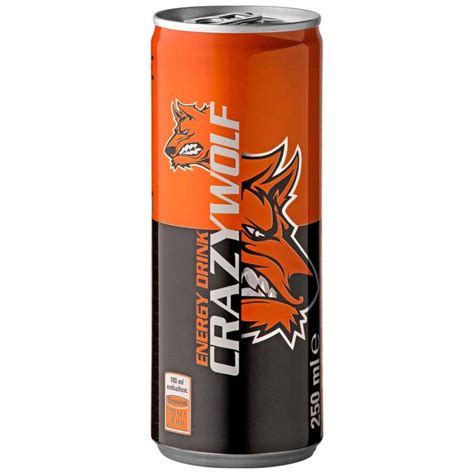 Crazy Wolf Energy 025l Plech Original Oranžový 24 Eshop Tham And Ha Plus