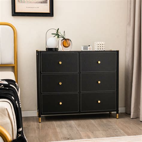 Wade Logan® Bernitha 6 Drawer Dresser And Reviews Wayfair