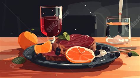 Fondo Comida Comida Gourmet Resumen Para Power Point Y Diapositivas