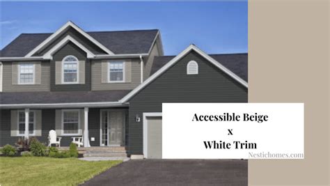 10 Popular Sherwin Williams Accessible Beige Exterior Color Combinations