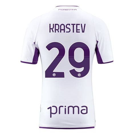 Damen Dimo Krastev 29 Weiß Auswärtstrikot Trikot 202122 T Shirt