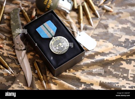 Kyiv Ukraine July 10 2024 The United Nations International Medal