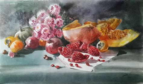 Lusine Chakhmakhchyan գեղանկարչություն ջրաներկ Watercolorist