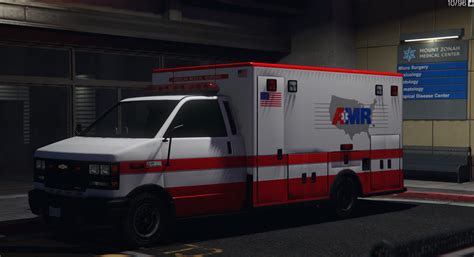 Real American Ambulance Texture Amr Hospital And Lafd Gta5