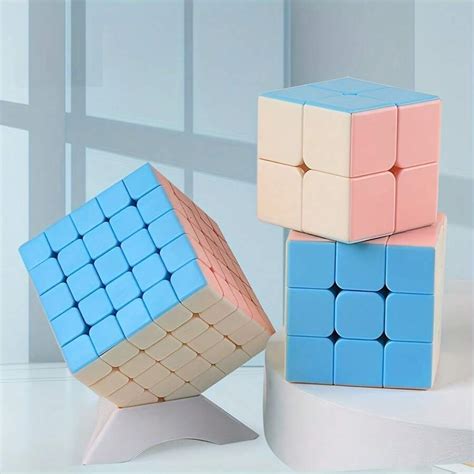 Macaron Series Speed No Sticker Cube 2x2 3x3 4x4 5x5 Pyramid