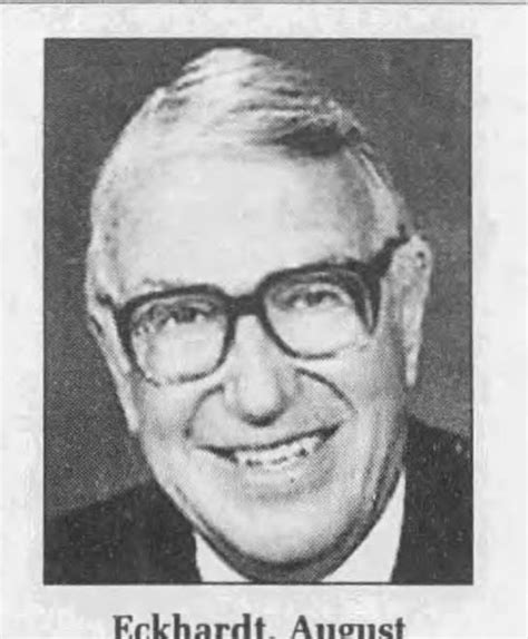 August Gottlieb Eckhardt 1917 2008 Find A Grave Memorial