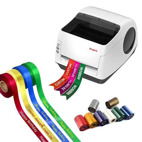 N Mark Digital Ribbon Printer With Cutter High Quality Satin Ribbon
