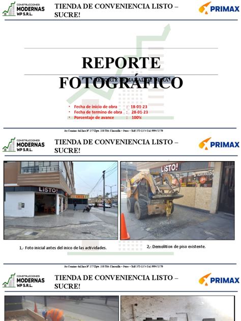 Formato De Reporte Fotografico Excel Xls Vrogue Comodelo De Relatorio Excel