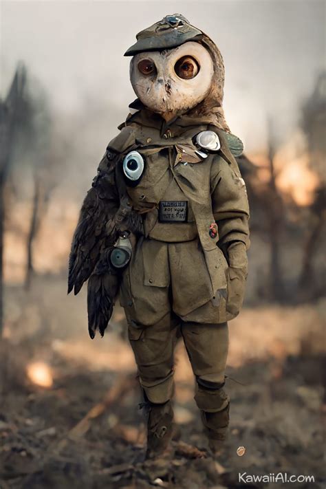 Ww2 Owl Squad Ai Art In Midjourney Kawaii Ai