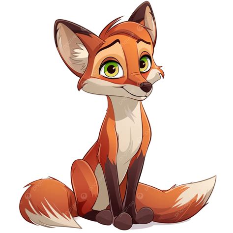 How To Draw Fox Sitting Down