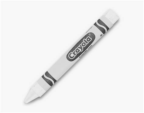 Black And White Crayon Clipart