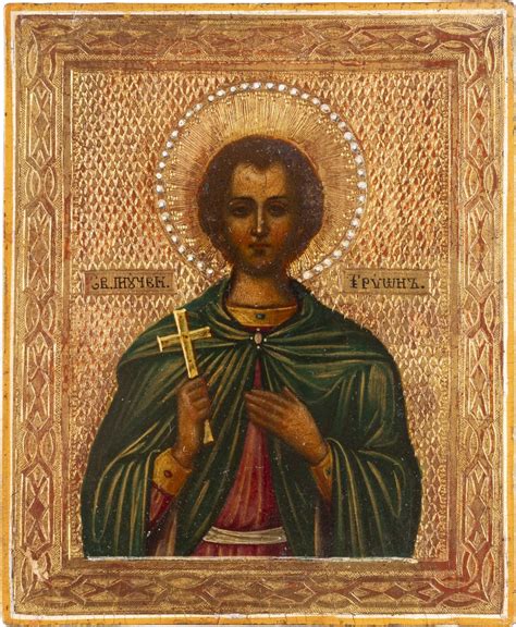 A Small Icon Showing St Tryphon Auction