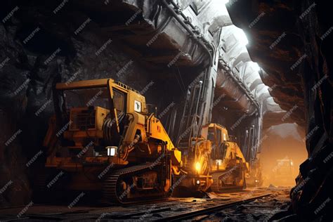 Premium Ai Image Tunnel Digging Machines