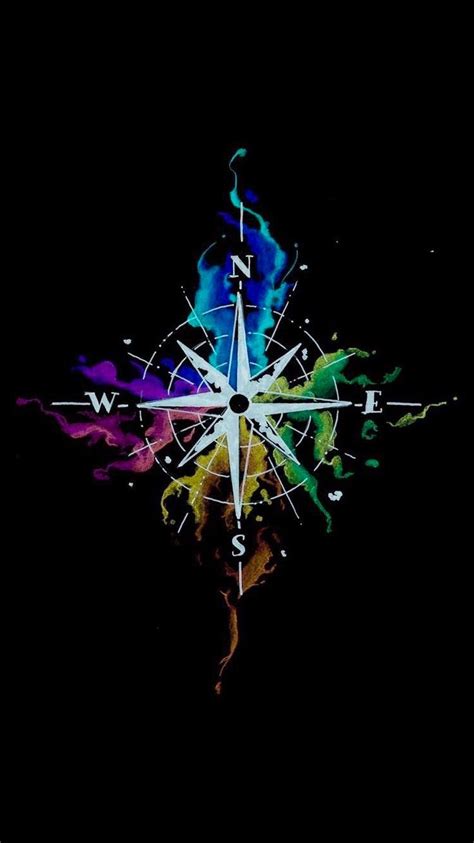 Night Sky Compass Wallpaper Artofit