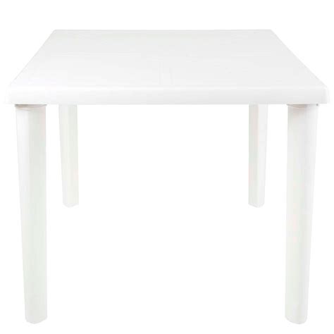 Mesa De Plástico Desmontável Mor Branca