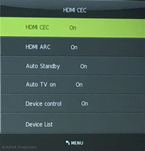 What Does Hdmi Cec Mean Projector1