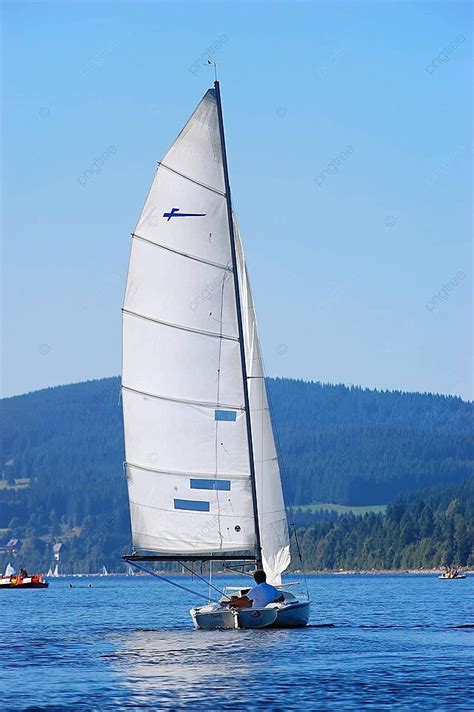 Sail Boat Boat Lake Panorama Photo Background And Picture For Free