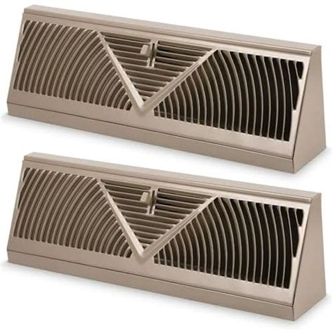 2 Pack Baseboard Register Vent 18 Inch Duct Opening Size Vent Covers