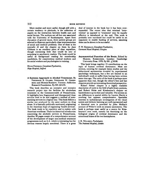 Asymmetrical Function Of The Brain Edited By Marcel Kinsbourne London