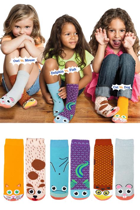 Girls Vs Socks 3 Pack 3 Pairs Of Animals That Dont Get Along