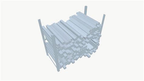 3d Wooden Block Rack Turbosquid 2265835