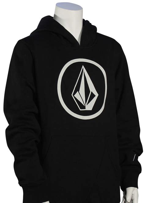Volcom Boys Stone Pullover Hoody Black