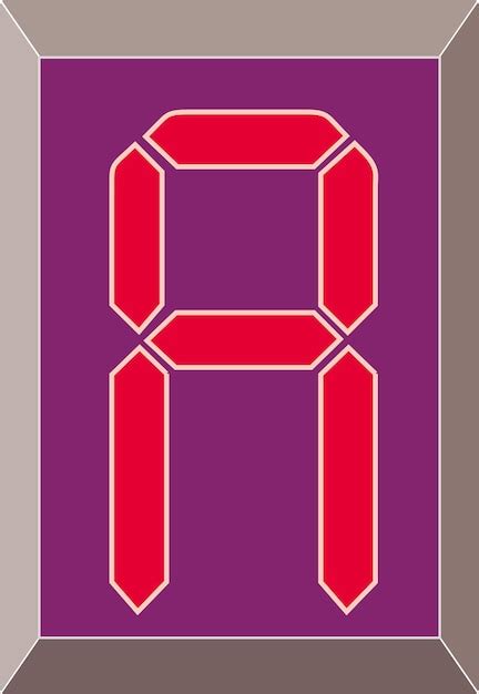 Premium Vector Digital Letter A Monogram Alphabet Capital Electronic