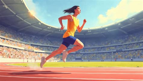 Ilustración De Una Persona Corriendo Imagen Generada Con Ia