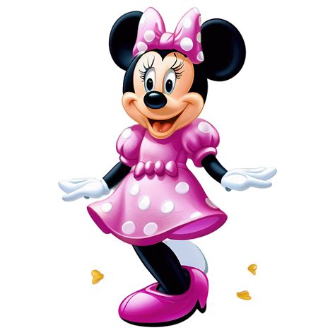 Cute Pink Minnie Mouse Character Png Ssr Png Image