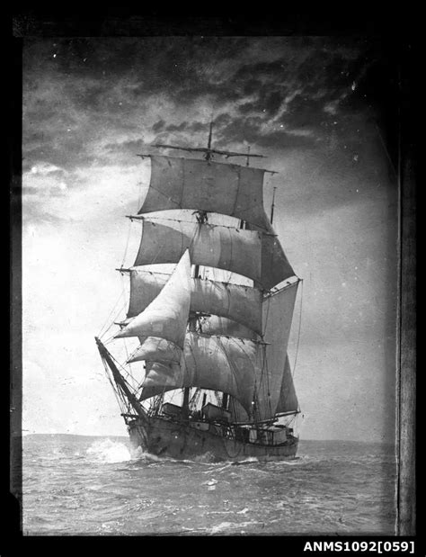 Three Masted Ship Wanganui 1900 3561 X 4653 X Post Rhires Scrolller