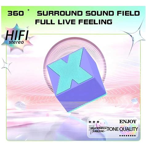 X Mini Speaker Portable Wireless Stereo Speaker Cube Style Surround Bass Audios Speaker For