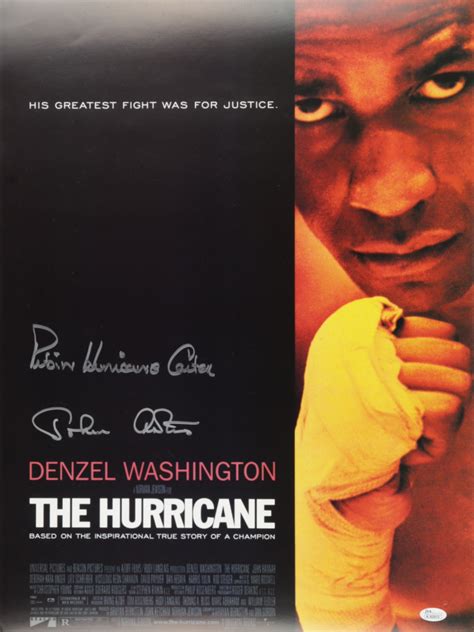 Rubin Hurricane Carter And John Artis Signed The Hurricane 18x24