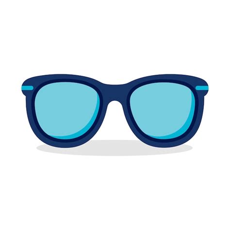 Premium Vector Glasses Flat Vector Illustration On White Background