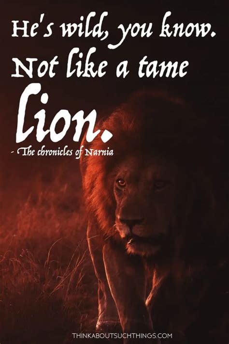 The Chronicles Of Narnia Aslan Quotes Aslan Was Wrong About