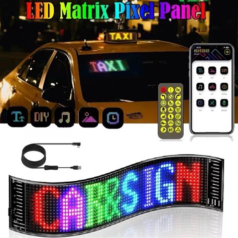 Ws2812b Diy Smart Led Matrix Pixel Panel Lamp Addressable Rgb Pattern Graffiti Scrolling Text
