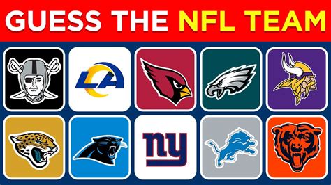 Guess The Logo Quiz In 5 Seconds 🏈 All Nfl Teams Logos Quiz Shift