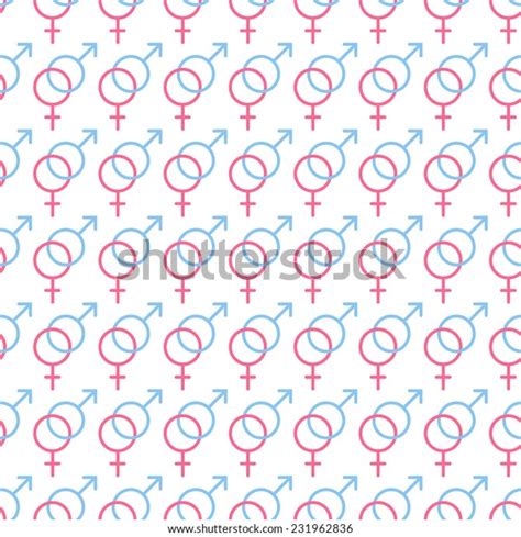 Sexual Orientation Iconssymbolsign Flat Style Gender Stock Vector