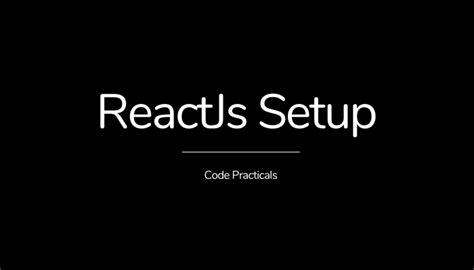 Reactjs Project Setup In 5 Minutes By Tahir Ahmad Medium