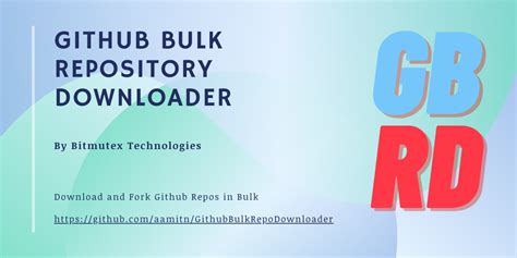 Github Aamitngithubbulkrepodownloader Github Bulk Repo Downloader