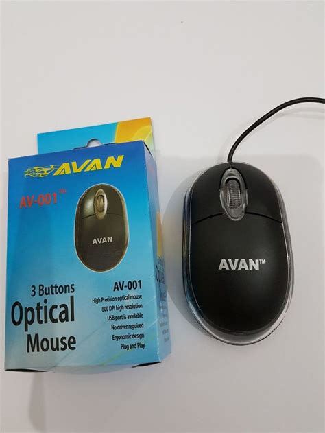 Avan 3 Buttons Optical Mouse