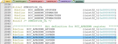 Stm32学习记录1rcc Apb2enr 0x00000010 Csdn博客