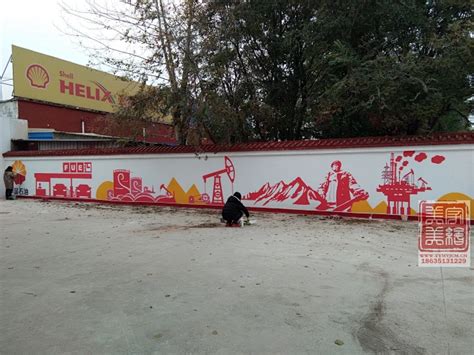太原墙绘太原彩绘太原文化墙太原手绘墙 花瓣网
