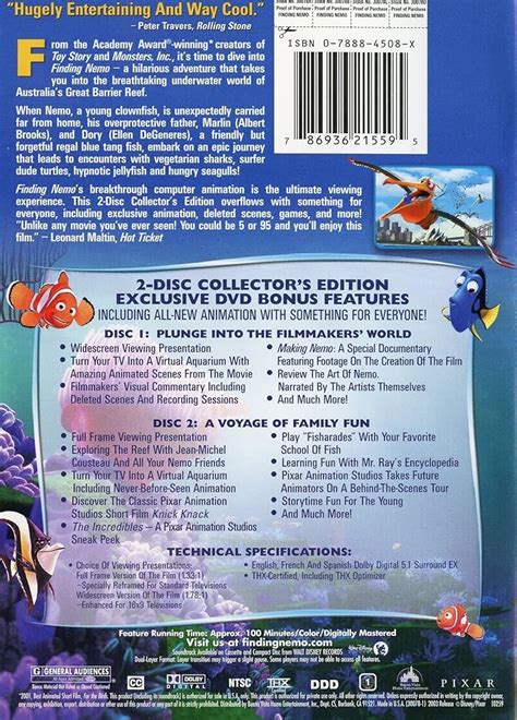 Finding Nemo Dvd Australia