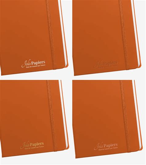 Carnets De Notes Personnalisés A5 Orange