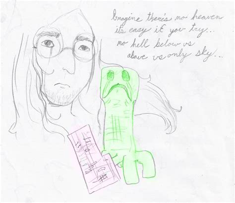 A Minecraft Creeper Has Sex With The Missingno Glitch From Pokemon While John Lennon Cries And