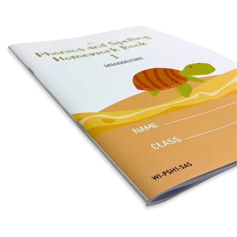 My Phonics And Spelling Homework Book 1 — Sassoon Font — Depicta