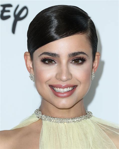 Sofia Carson At Mickeys 90th Spectacular Filming Sleek Hairstyles Celebrity Hairstyles