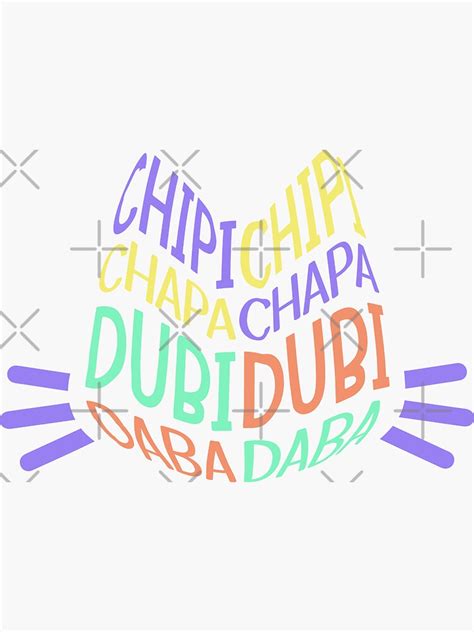 Chipi Chipi Chapa Chapa Cat Meme Sticker For Sale By Boundlessworks Redbubble