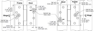Ives 5bb1 And 5bb1hw Suffixed Tw4 M Con Concealed Electric Hinges