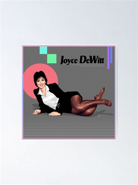 Joyce Dewitt Poster For Sale By Aaronpage Redbubble
